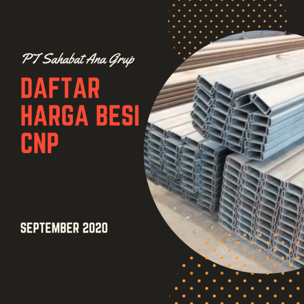 Daftar Harga Besi CNP September 2020 - PT Sahabat Ana Grup